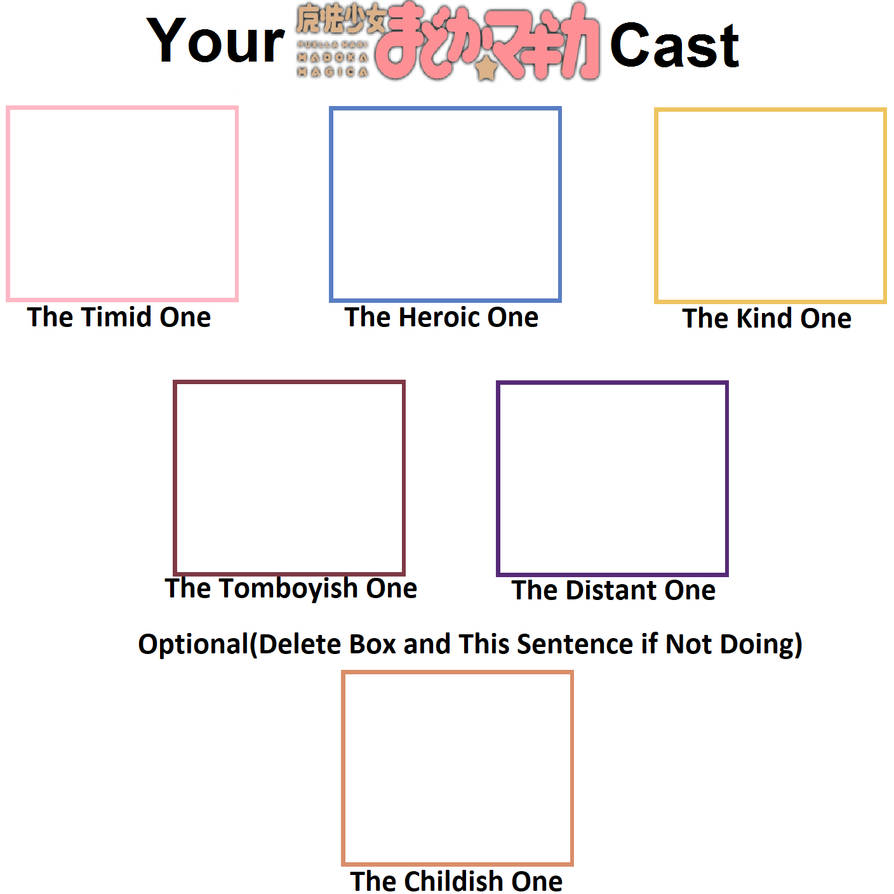 Puella Magi Madoka Magica Cast Meme by Blaze-On-Fire on DeviantArt