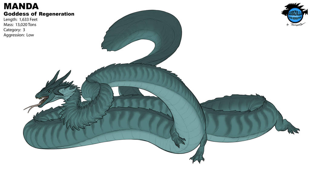 Kaiju Revolution: MANDA by Transapient on DeviantArt