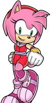 Request - Amy Rose The Pooper of Parties Dress by DoodleyStudios on ...
