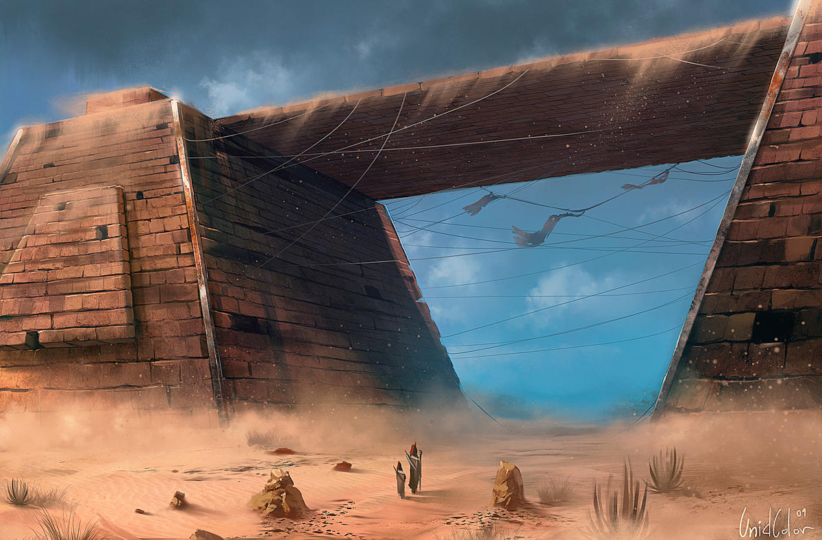 The Pyramid Fortress by Patrik Hjelm : r/ImaginaryRuins