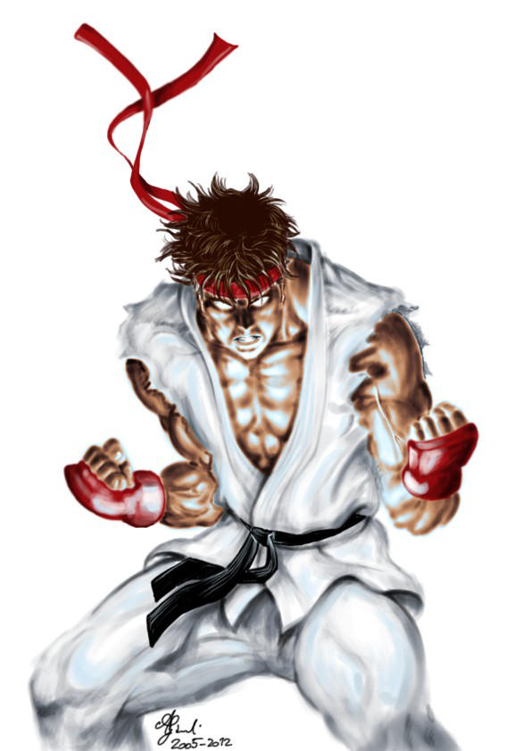 Ryu colored sketch by AlessandroGazzoli on DeviantArt