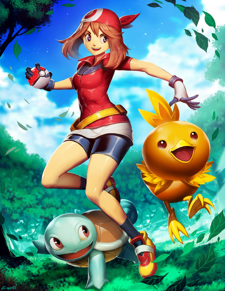 Pokemon - May by GENZOMAN on DeviantArt