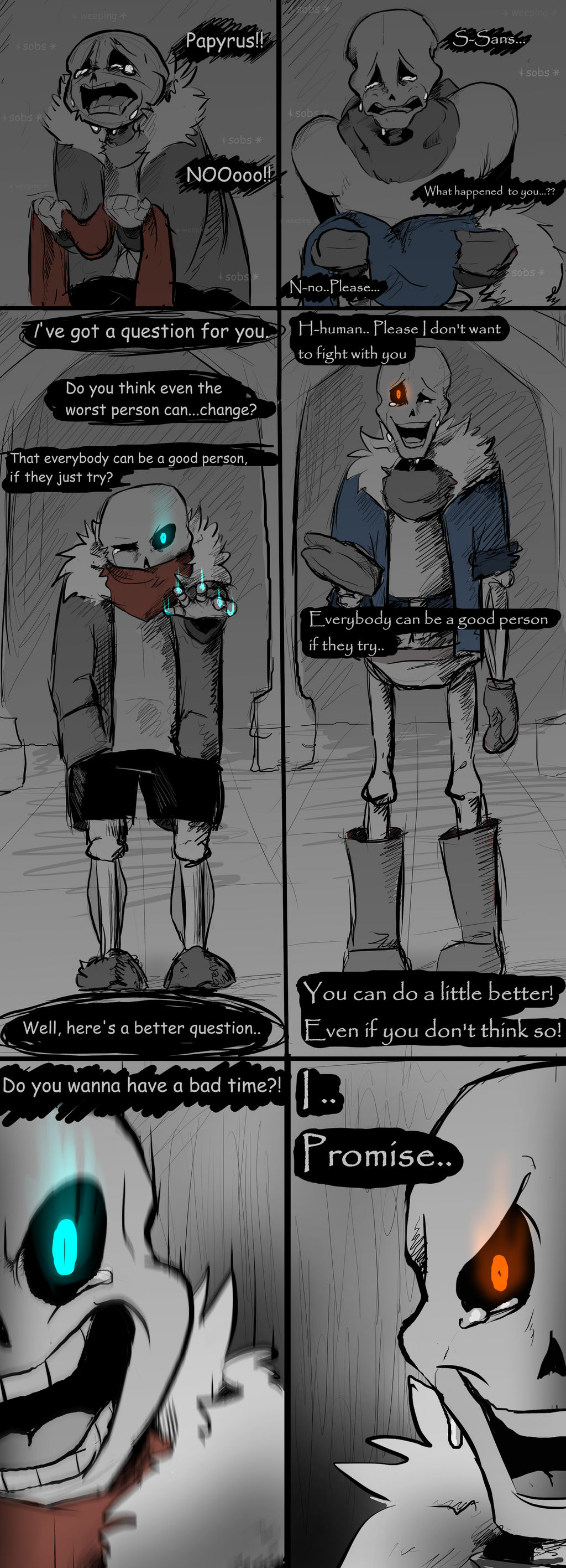 Genocide - Sans and Papyrus by SafulousArt on DeviantArt