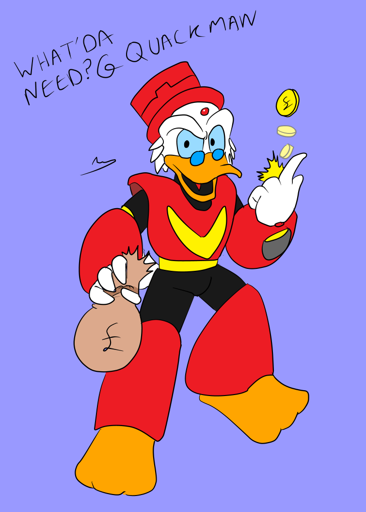 'tober Drawing Thing - Quack Man by ACE-Spark on DeviantArt