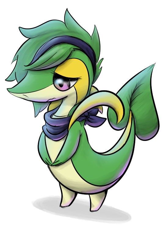 Shy Snivy Ivy by Shadow-pikachu7 on DeviantArt