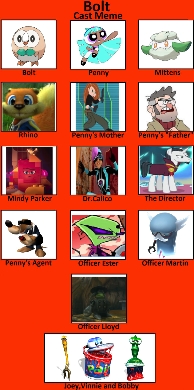 Bolt Cast Meme by Blaze-On-Fire on DeviantArt