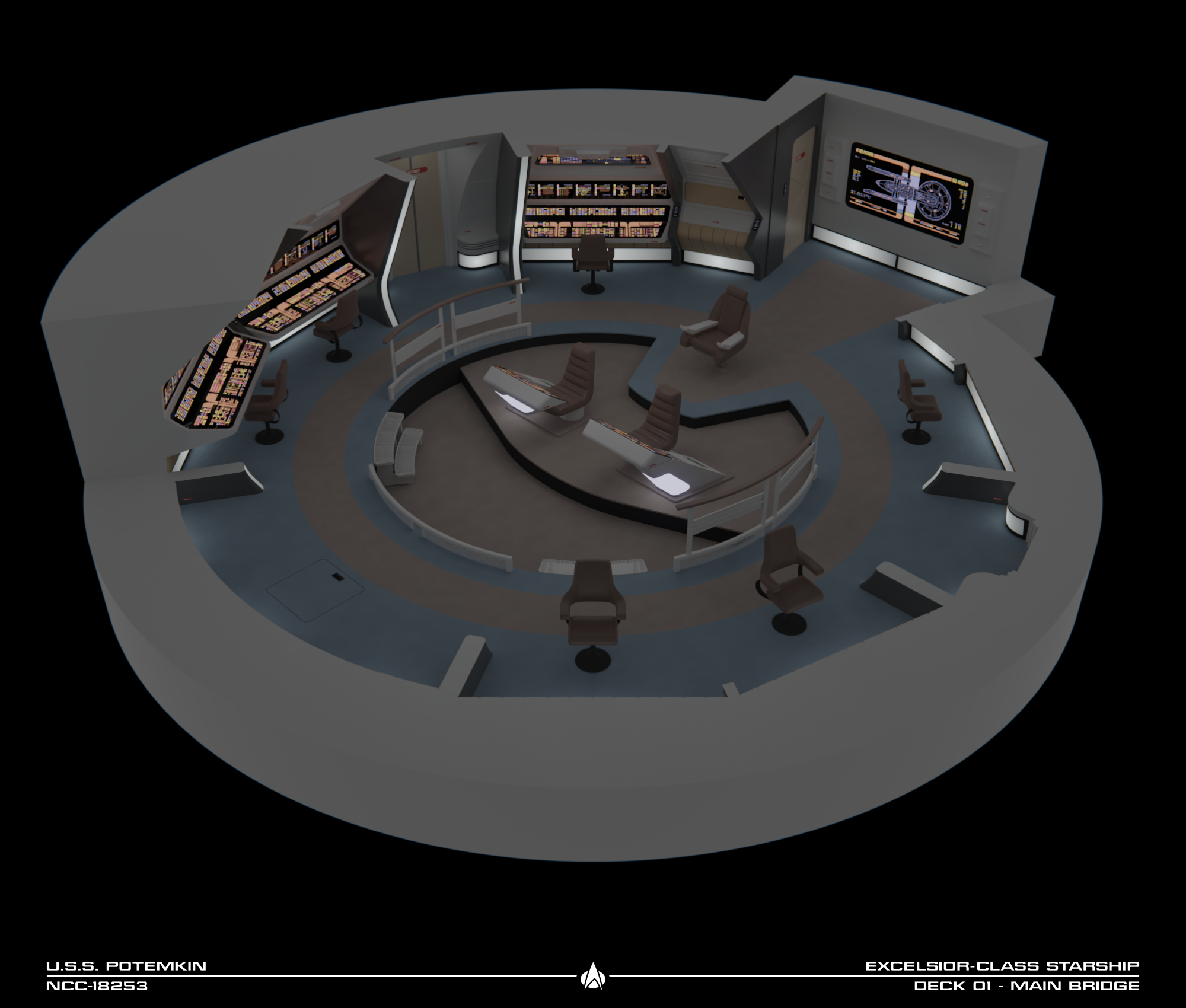 USS Potemkin Bridge Cutaway by Rekkert on DeviantArt