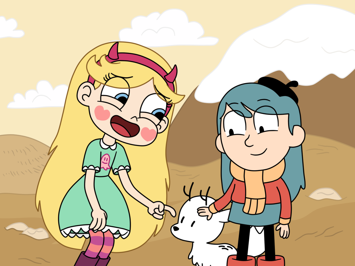 Star meets Hilda and Twig in the wildreness by Deaf-Machbot on DeviantArt