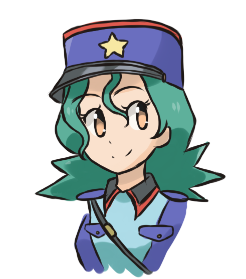Pokemon Sketch - Officer Jenny by chocomiru02 on DeviantArt