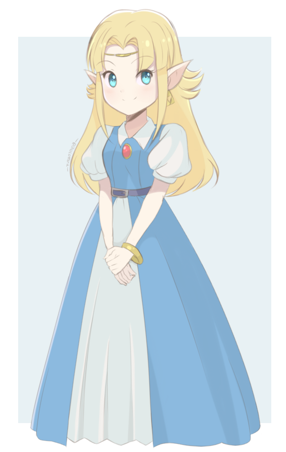 Princess Zelda - Link to the Past (Colored Sketch) by chocomiru02 on ...
