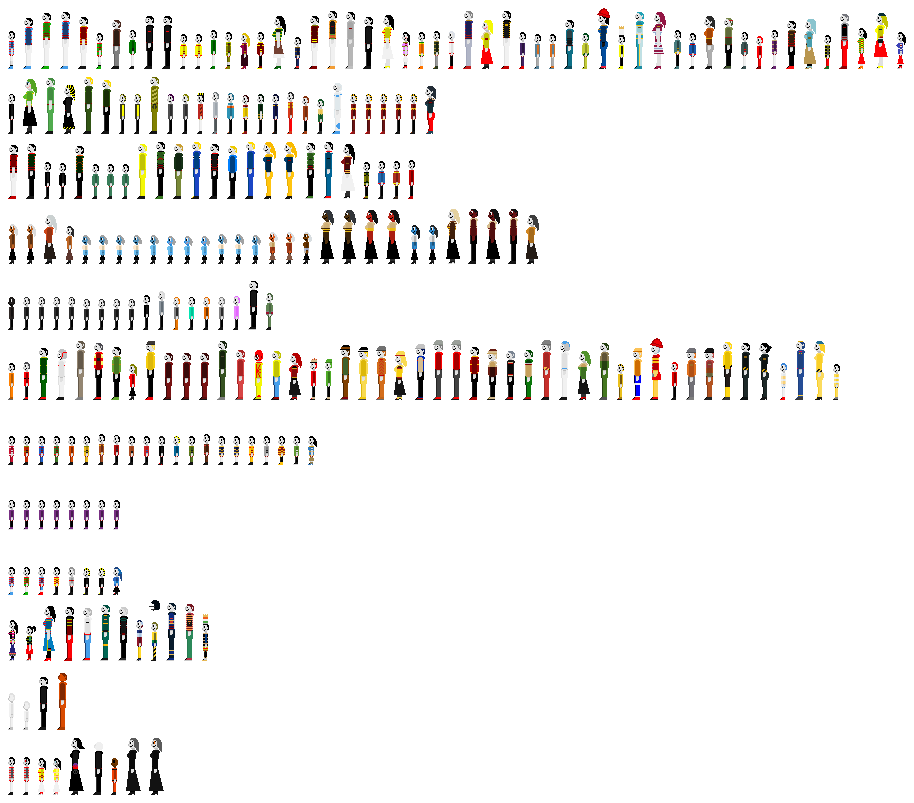 Humanized Thomas characters sprites by Curtis-Parish on DeviantArt