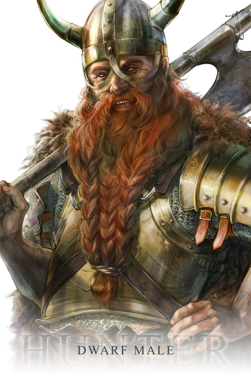 Dwarf Male Hunter by saerevirth on DeviantArt