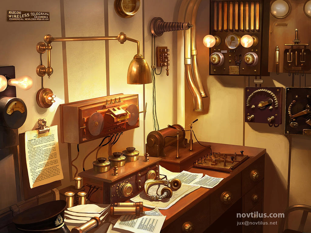 Wireless room of Titanic by novtilus on DeviantArt