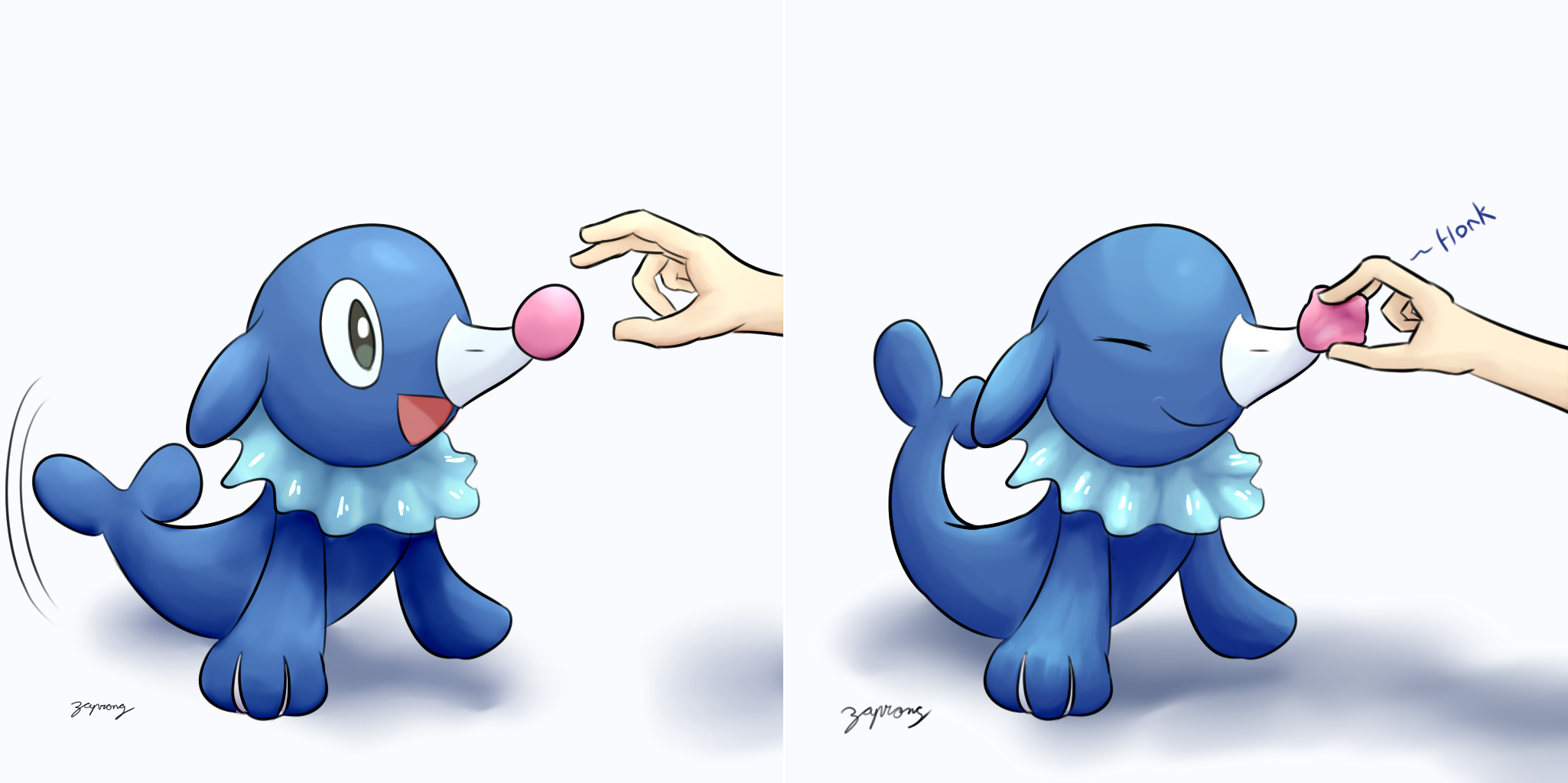 Popplio by Zaprong on DeviantArt
