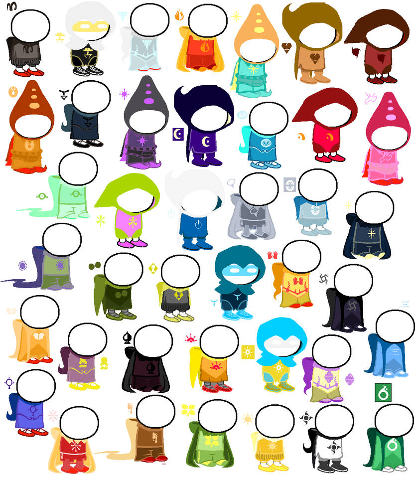 Homestuck Fan God-Tier Colors by Homestucking-Girl on DeviantArt