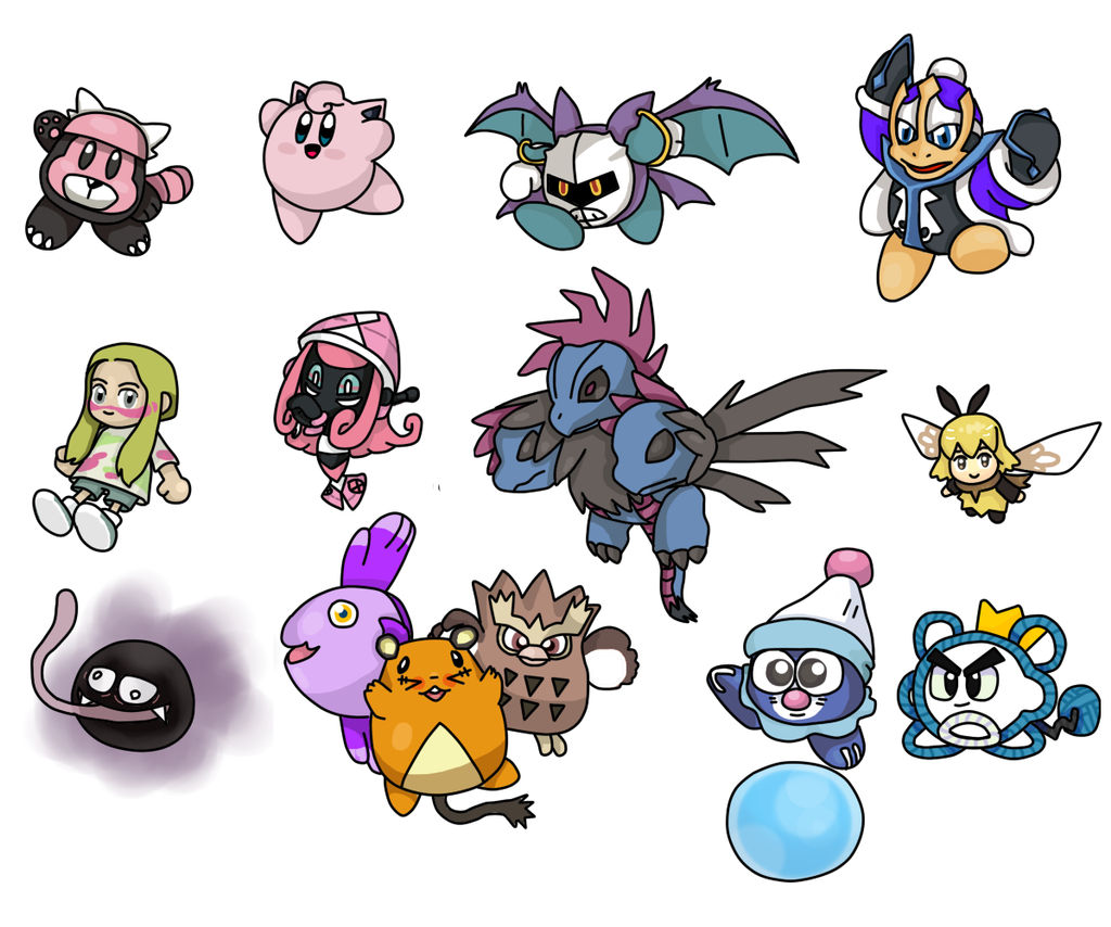 Kirbymon, kirby and pokemon AU by alexmauricio407 on DeviantArt