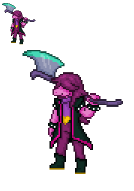 Susie sprite (Deltarune) by alexmauricio407 on DeviantArt