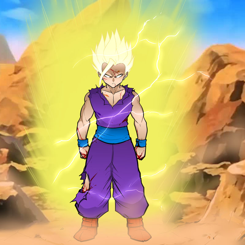 SSJ2 Gohan by Hayakain on DeviantArt