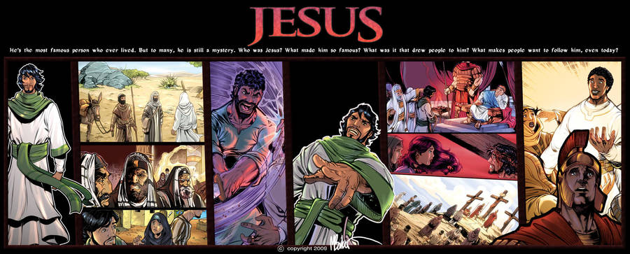 Jesus Coloured Comic Teaser by PrisonerOnEarth on DeviantArt