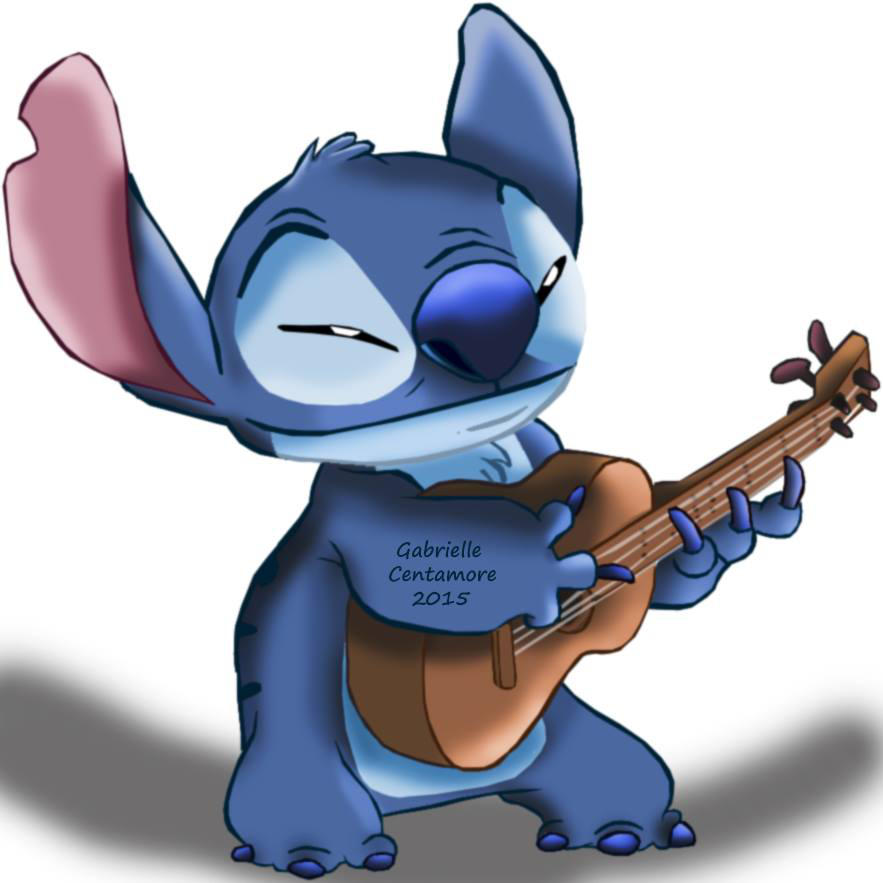 Stitch Playing Guitar by SavvyGabby on DeviantArt