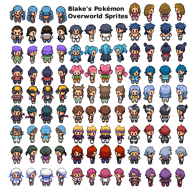 Pokemon Overworld Sprites by bws2cool on DeviantArt