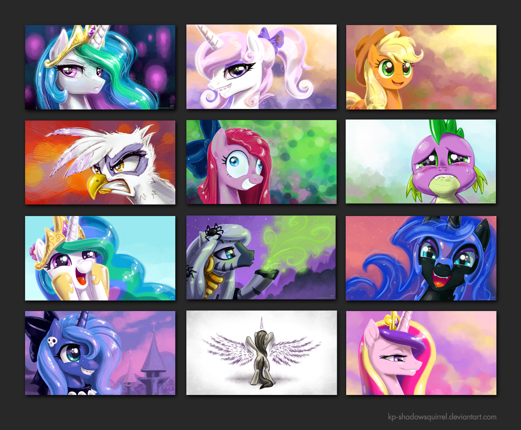MLP:FIM Portrait Wallpapers 2 by KP-ShadowSquirrel on DeviantArt