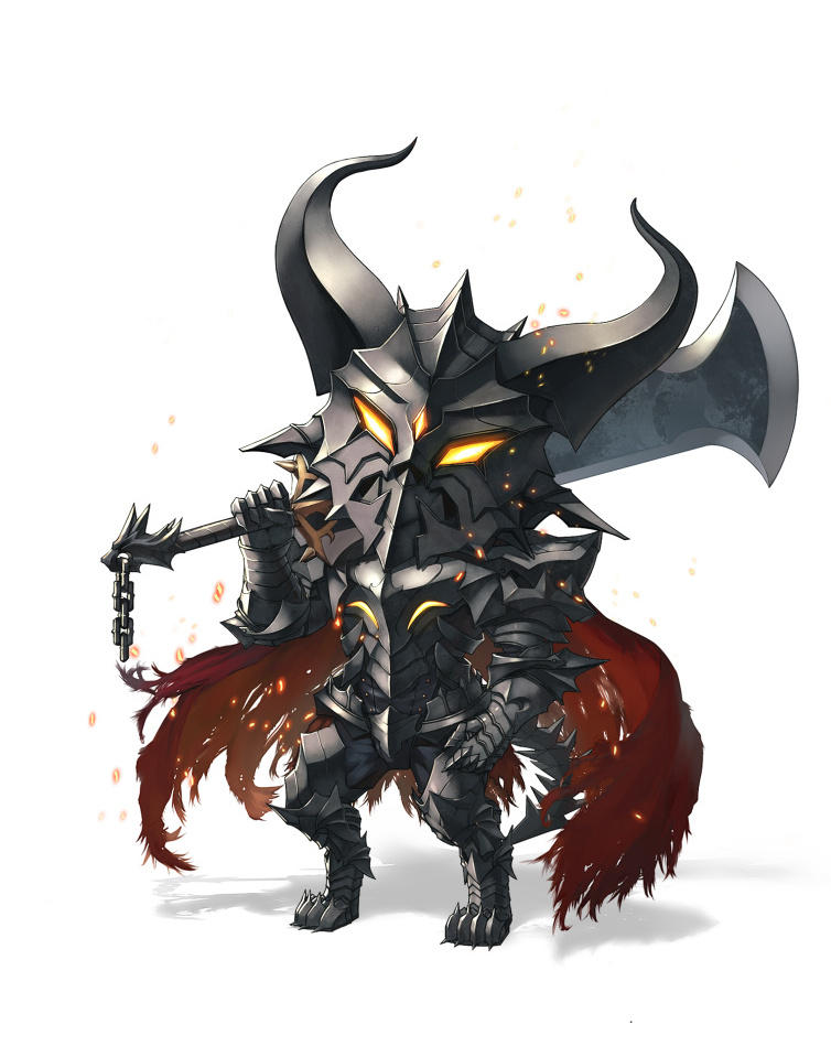 Cat knight dark by inubiko on DeviantArt