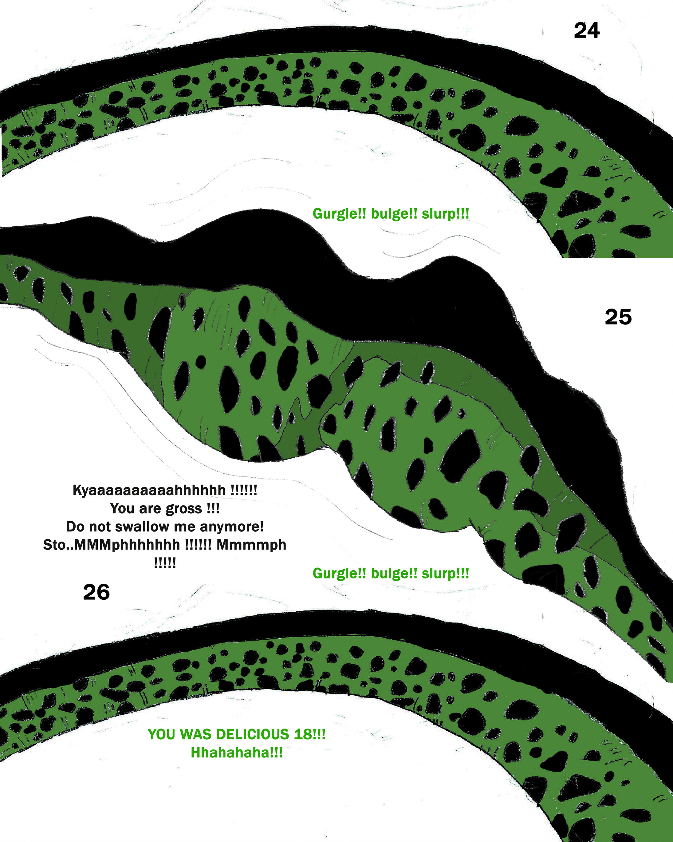 Imperfect Cell Absorbs Android 18 Part 7 by Bartz45 on DeviantArt