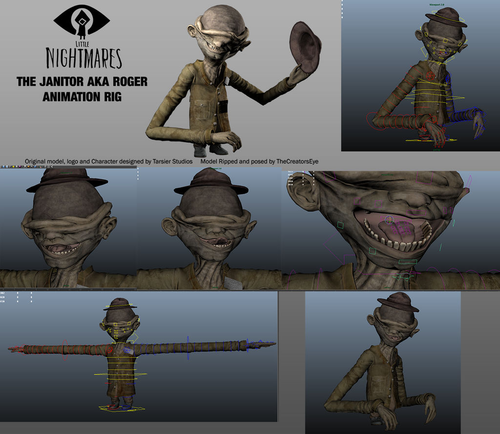 LittleNightmares-the janitor-Roger RIG by TheCreatorsEye on DeviantArt