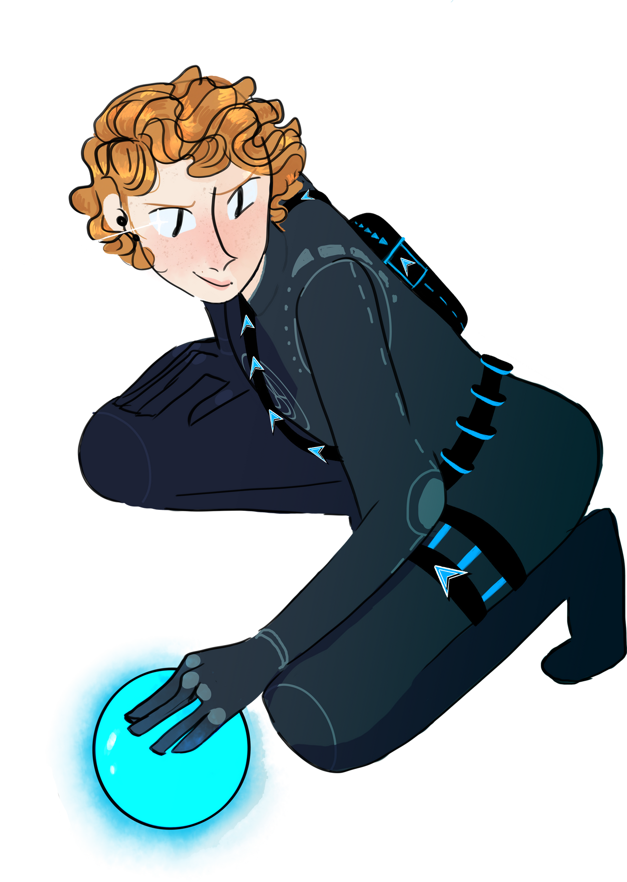 Sneaking to the Box - Pose Reference by AdorkaStock on DeviantArt