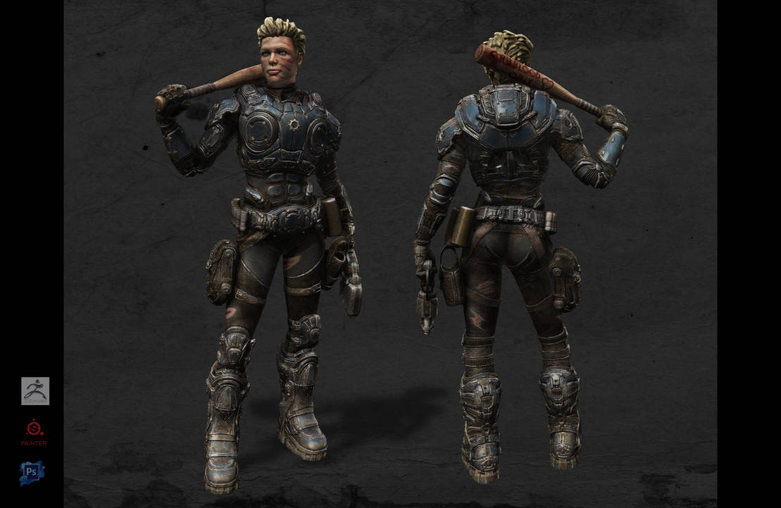 Gears of War Female Cog Concept-Joy by Skardart on DeviantArt