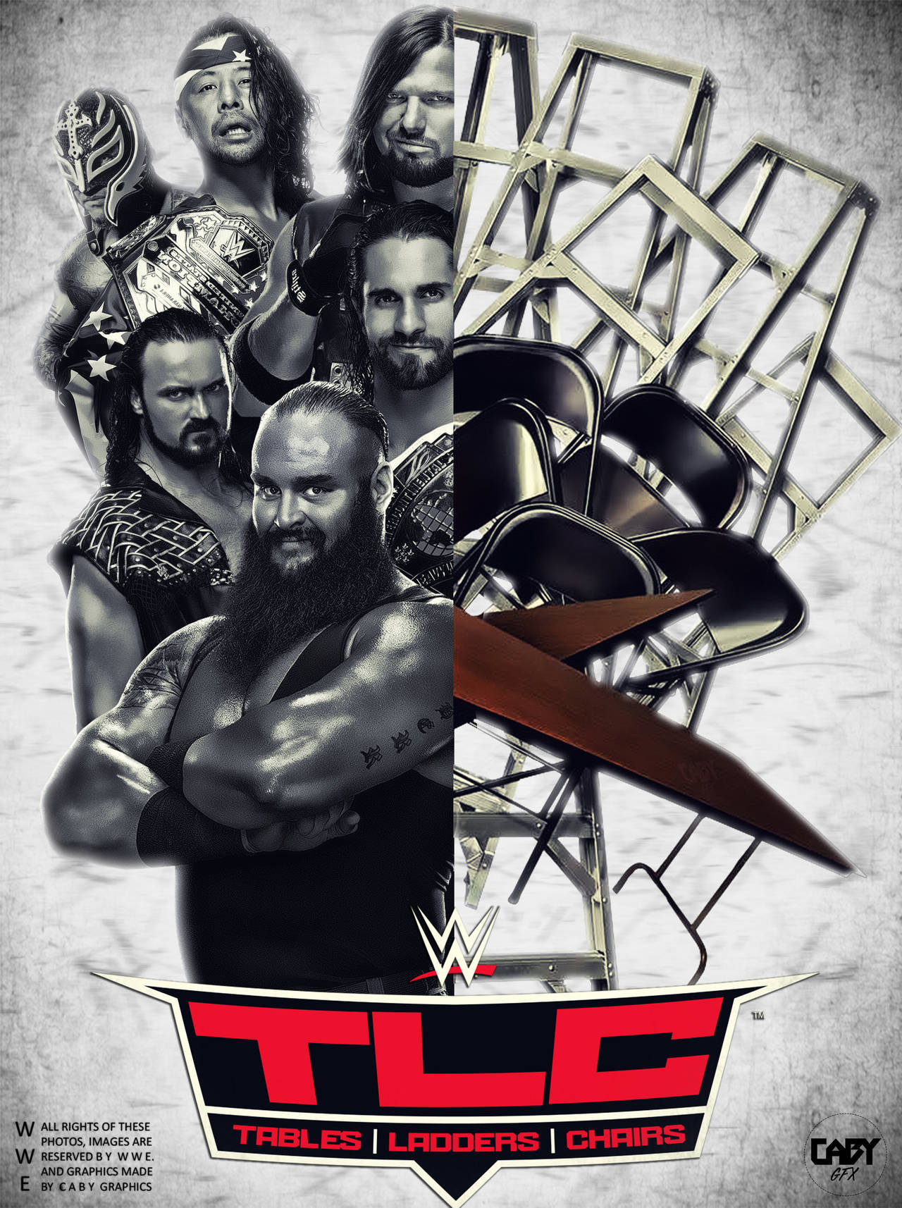 WWE TLC 2018 Custom Poster. by CaqybKhan1334 on DeviantArt