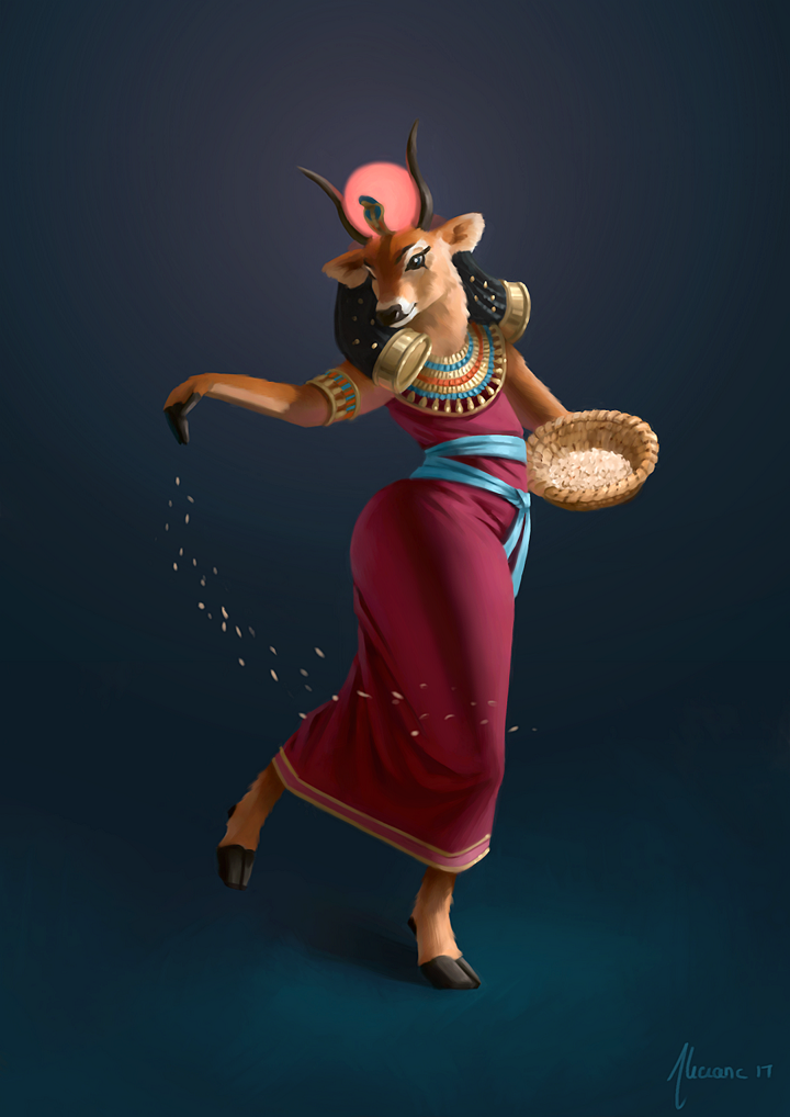 Hathor - Character Design Challenge by Aliciane on DeviantArt