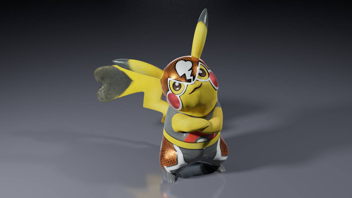Gangsta Pikachu Libre by Lumcoin on DeviantArt