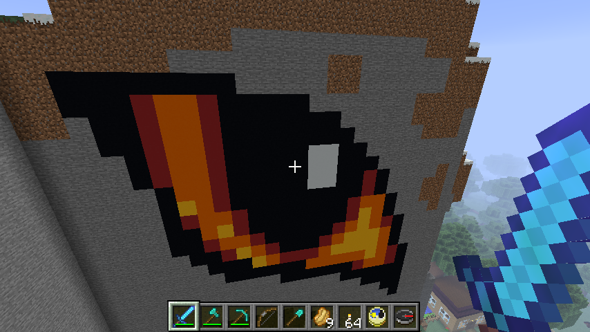 Minecraft Pixel Art - Cat Eye by Blake290383 on DeviantArt