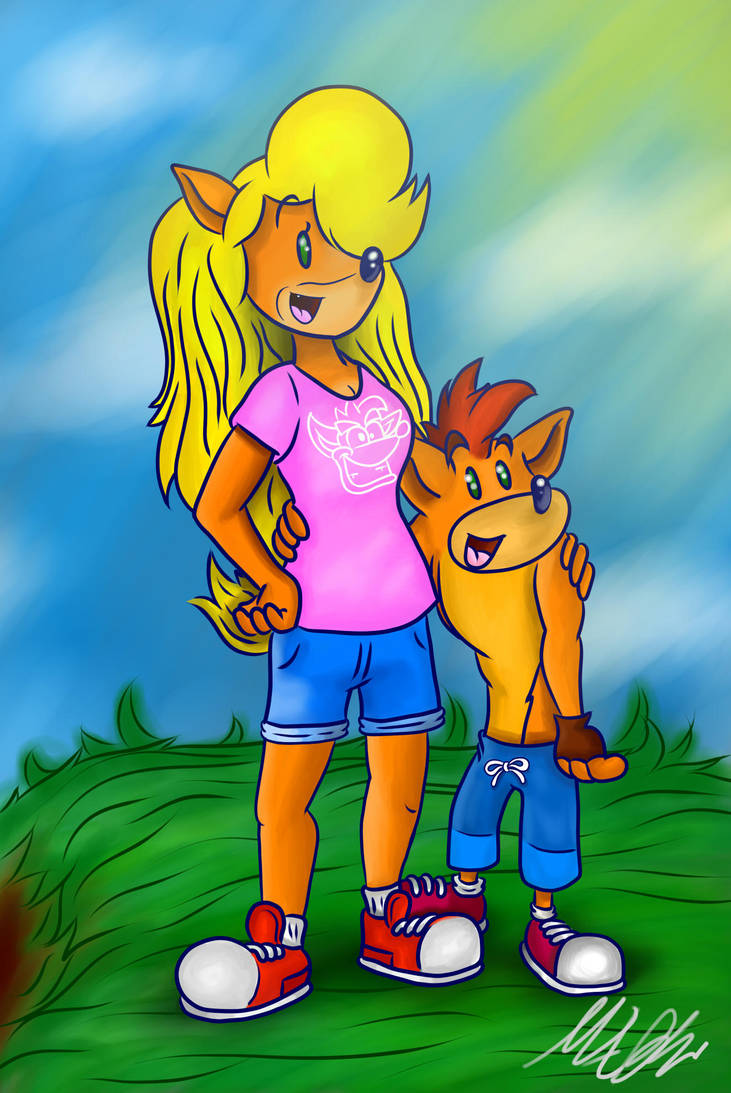 Crash and Tawna Bandicoot by SpongeBandiMark on DeviantArt