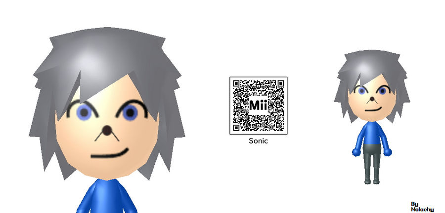 Sonic Mii By Malachymf64 On Deviantart