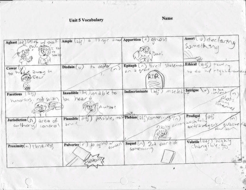 8th Grade Vocab! (Volume 5) by disneyfan056 on DeviantArt