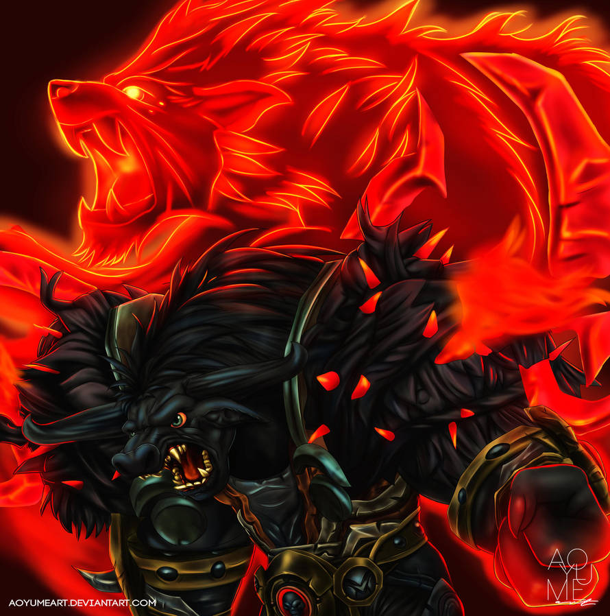 COMMISSION: Pandaren by aoyumeart on DeviantArt