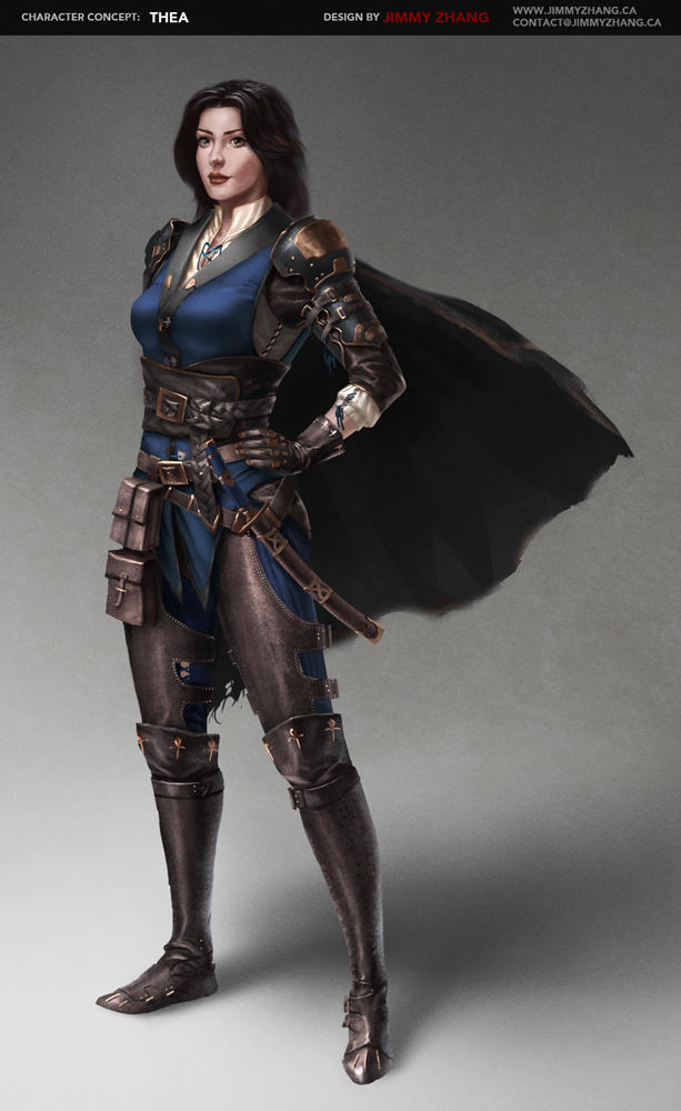 Character Concept: Thea by Jimmy Zhang : r/ReasonableFantasy
