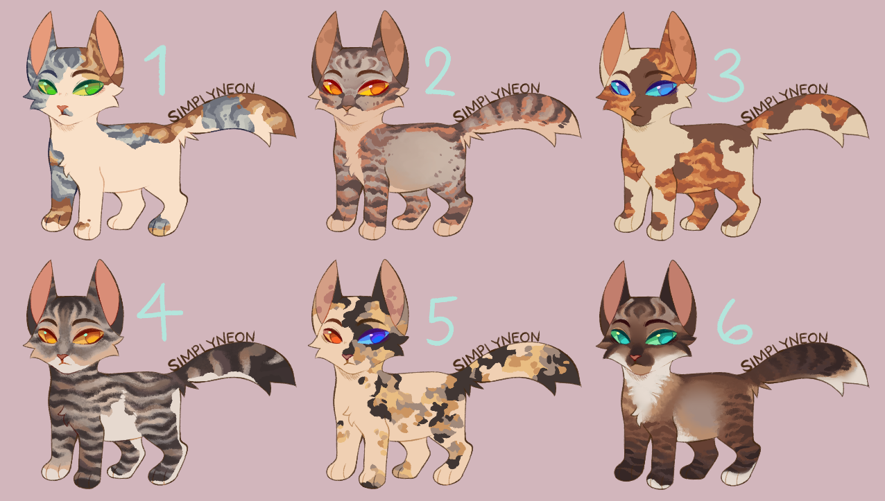 [OPEN] Cat Design OTA Adopts by Mogire on DeviantArt