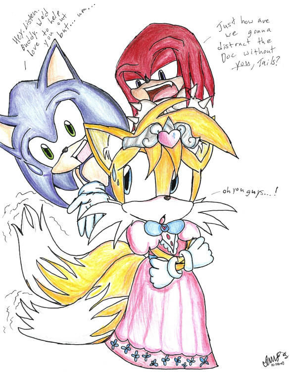 Tails in a Dress by IZZY-CHAN13 on DeviantArt