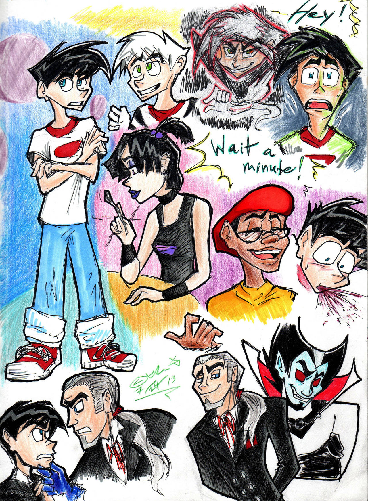 DP_Danny n' Phantom, Sam, Tucker, Vlad n' Plasmius by IZZY-CHAN13 on ...