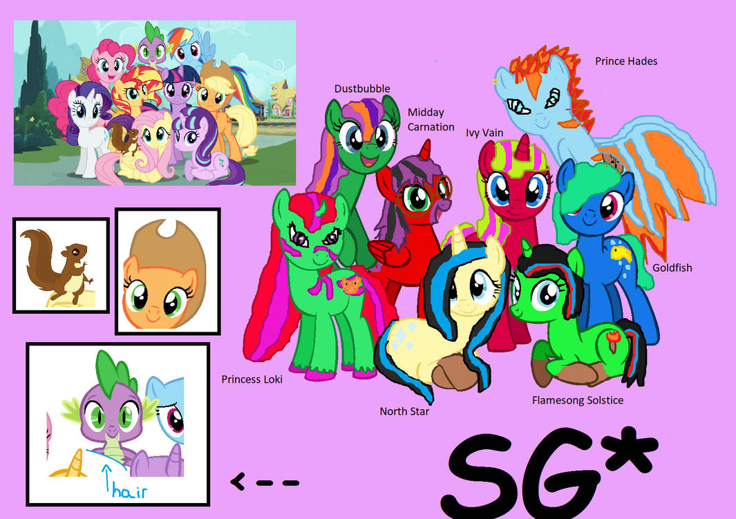 MLP base- Mane 9 by FloreFLo300 on DeviantArt