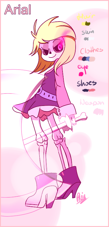 Undertale OC - .:Arial the Skeleton:. by Phinbella-Flynn on DeviantArt