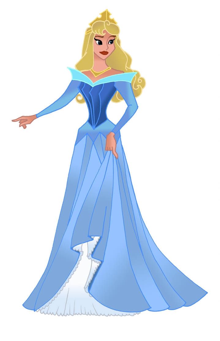 The Princess Aurora Coloured by Applefied on DeviantArt