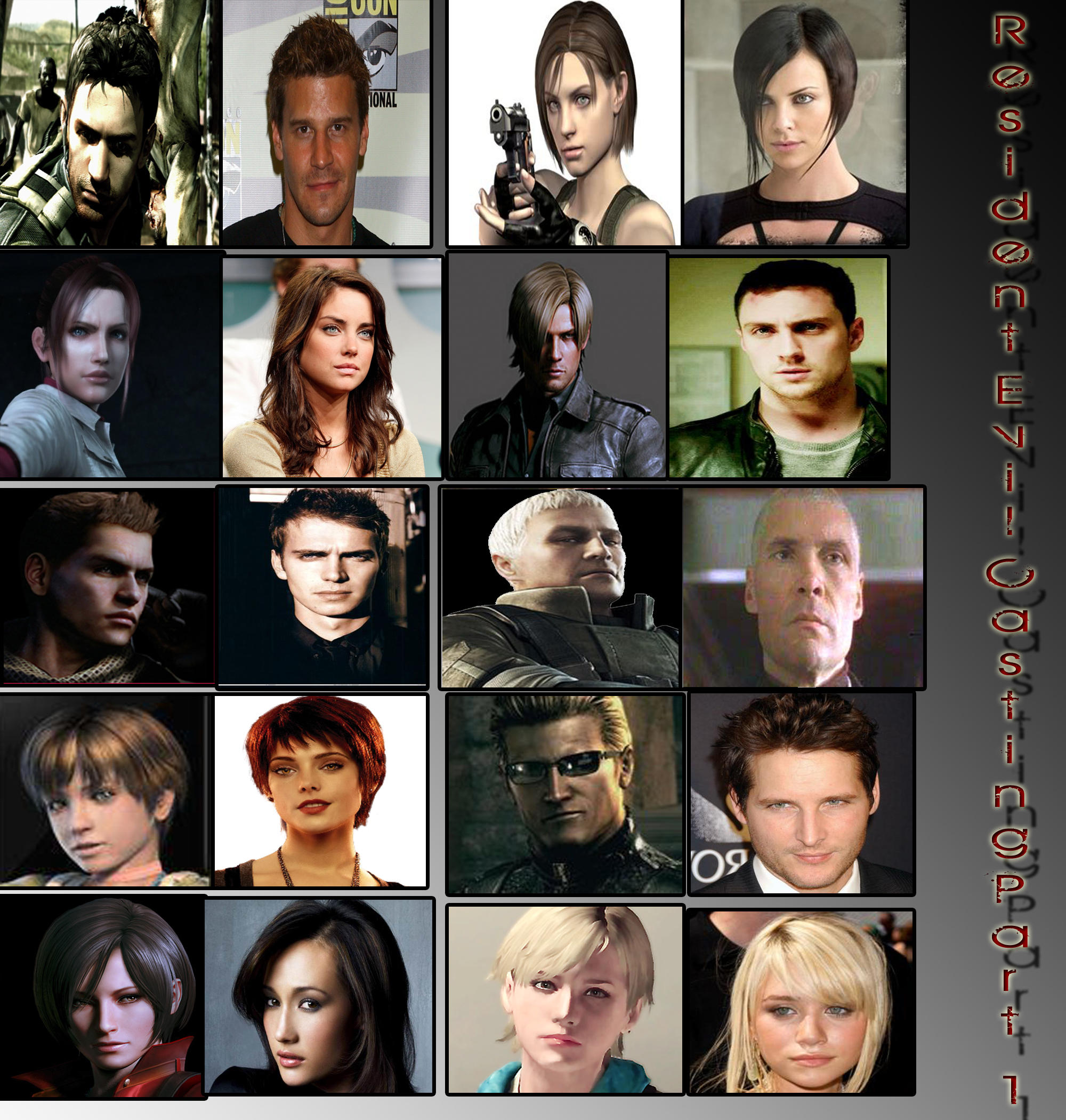 Resident Evil fan cast_Part 01 by xXLife-Starts-NowXx on DeviantArt