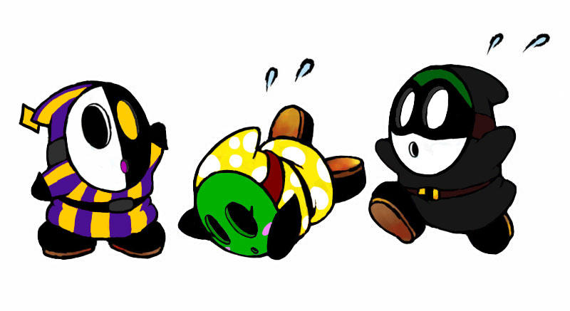 Shy Guy Color Swap by Mowo64 on DeviantArt
