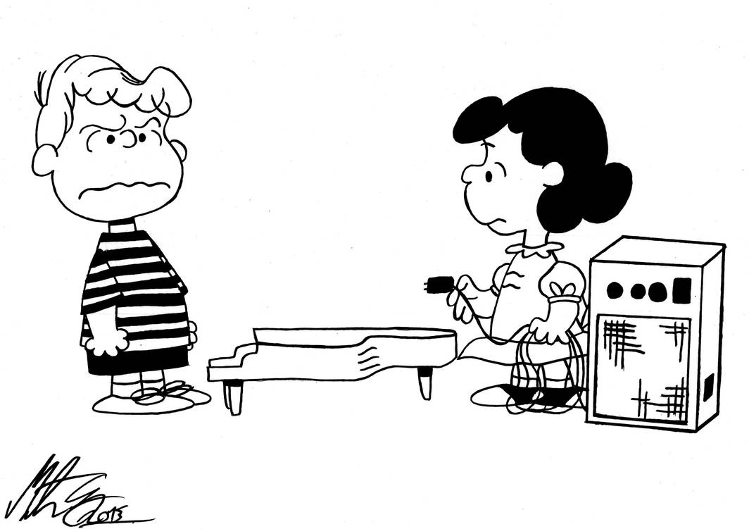Peanuts - Schroeder and Lucy by MortenEng21 on DeviantArt