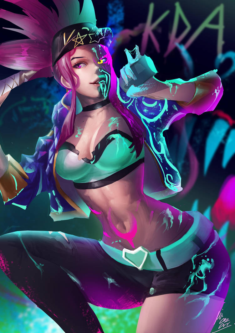 Akali Kda By Moidukdum On Deviantart